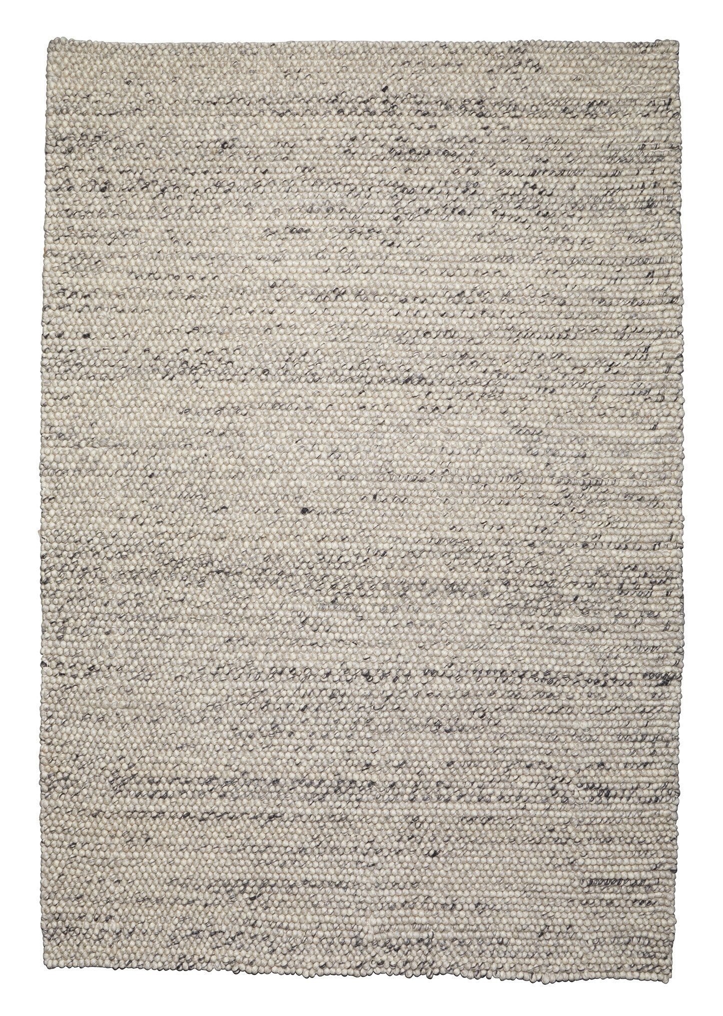 Azizah Marble Grey Looped Wool Rug