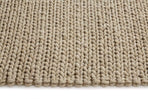 Bianca Natural Tan Braided Wool Rug