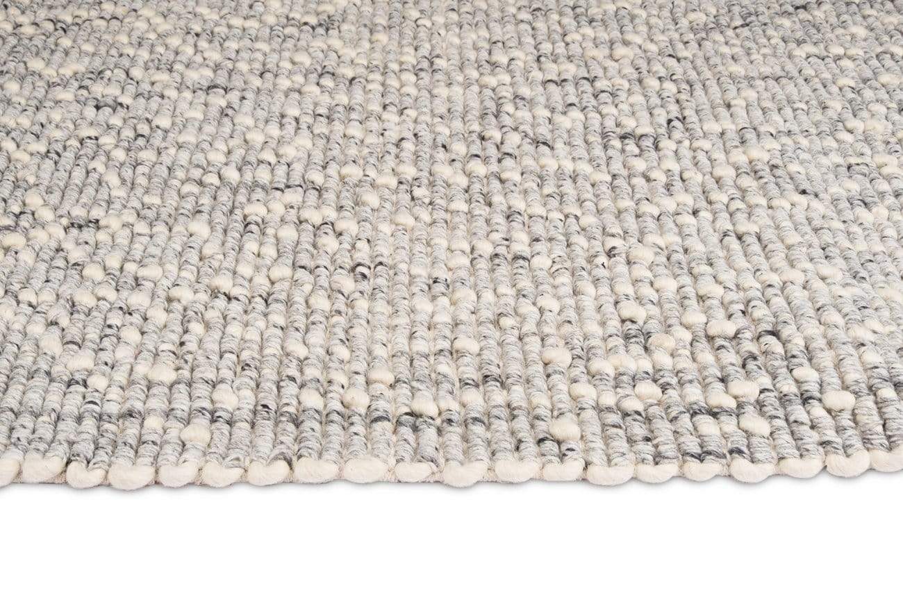 Bree Ivory and Grey Marble Wool Rug