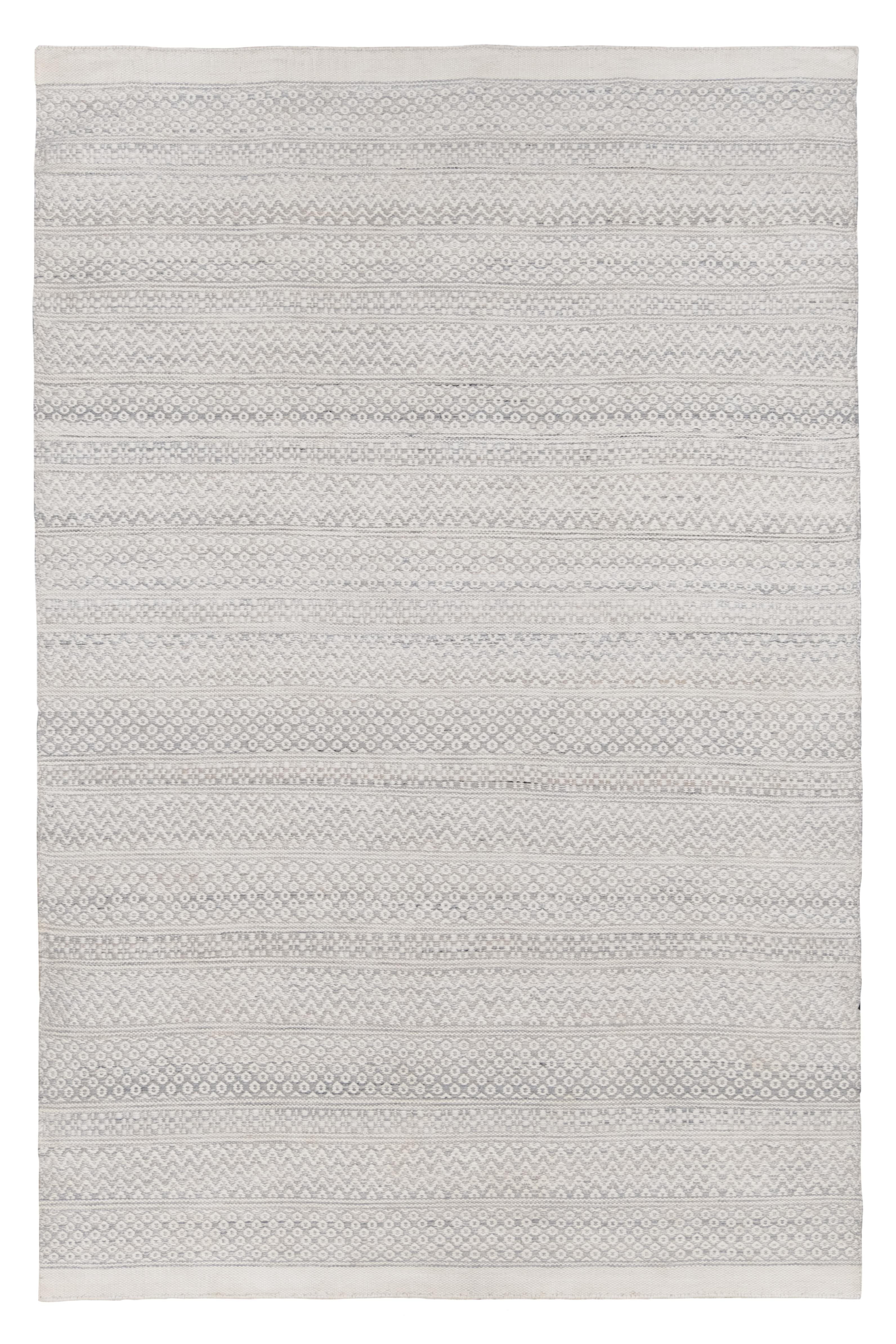 Hazel Cream and Grey Indoor Outdoor PET Rug