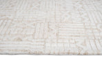 Kalinda Beige and Ivory Geometric Tribal Rug