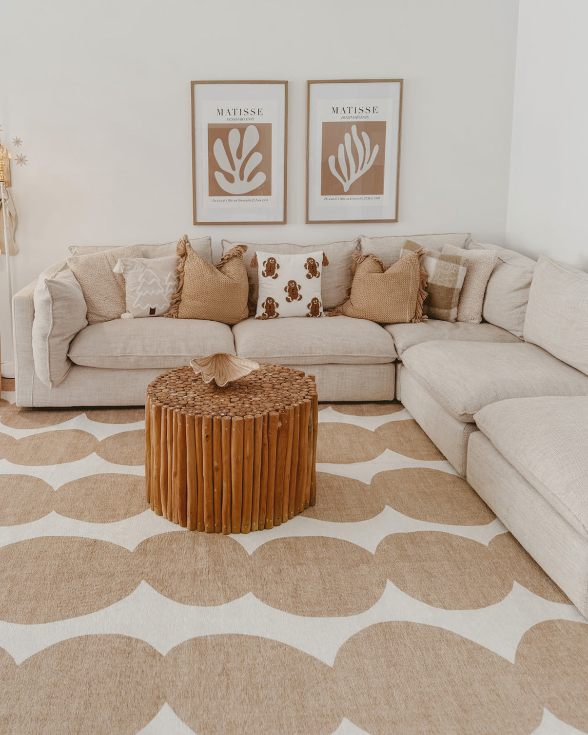 Loannis Beige Ivory Indoor Outdoor Washable Rug – Miss Amara (AU)