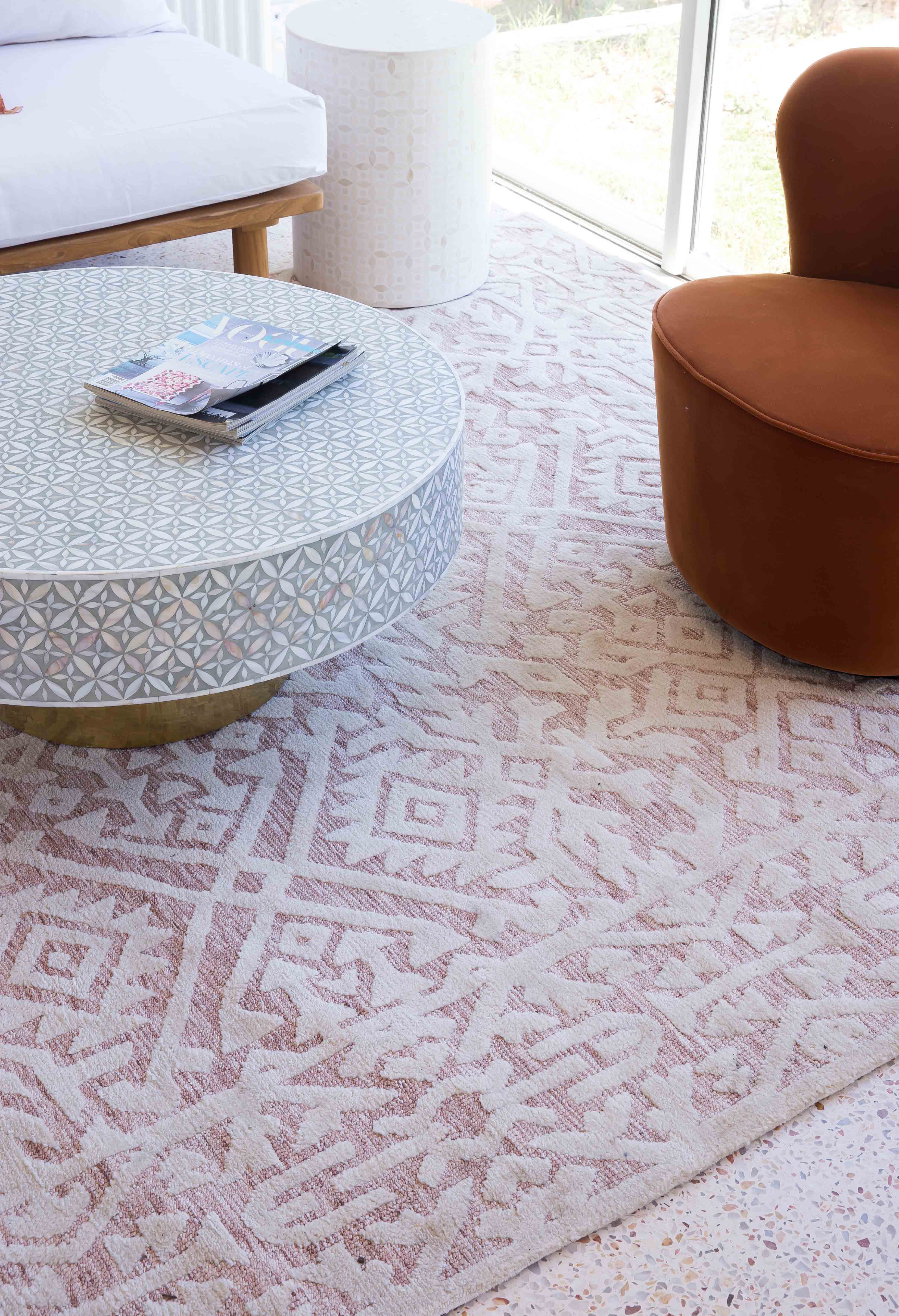 Peach Rugs | Buy Peach Rugs Online | Miss Amara